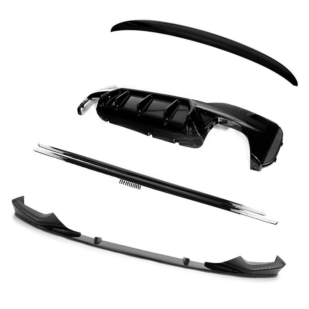 BMW 5 SERIES G30 GLOSS BLACK FULL KIT - M5 STYLE - BLAK BY CT CARBON ...