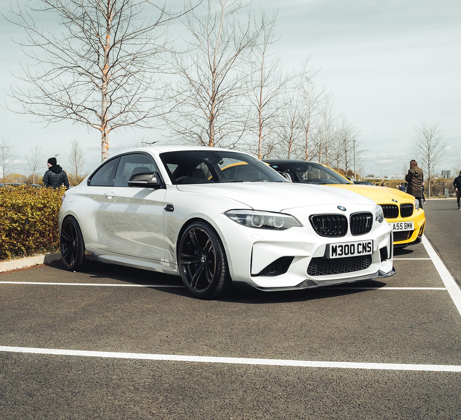 BMW M2 F87 CARBON FIBRE SPLITTER - CS STYLE – WHP Performance Ltd